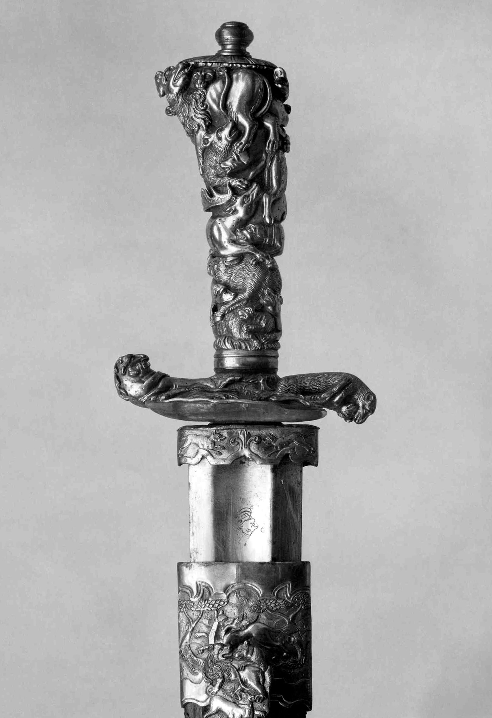 Hunting Sword with Scabbard - Saxon - The Metropolitan Museum of Art