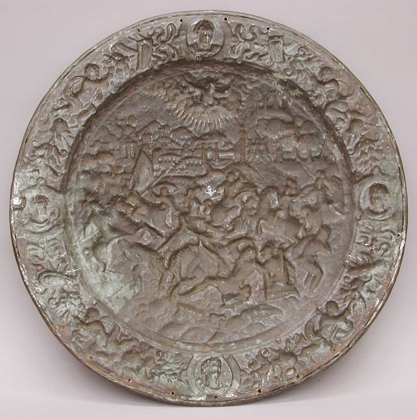 Parade Shield Depicting the Conversion of Saint Paul - Italian, Milan ...
