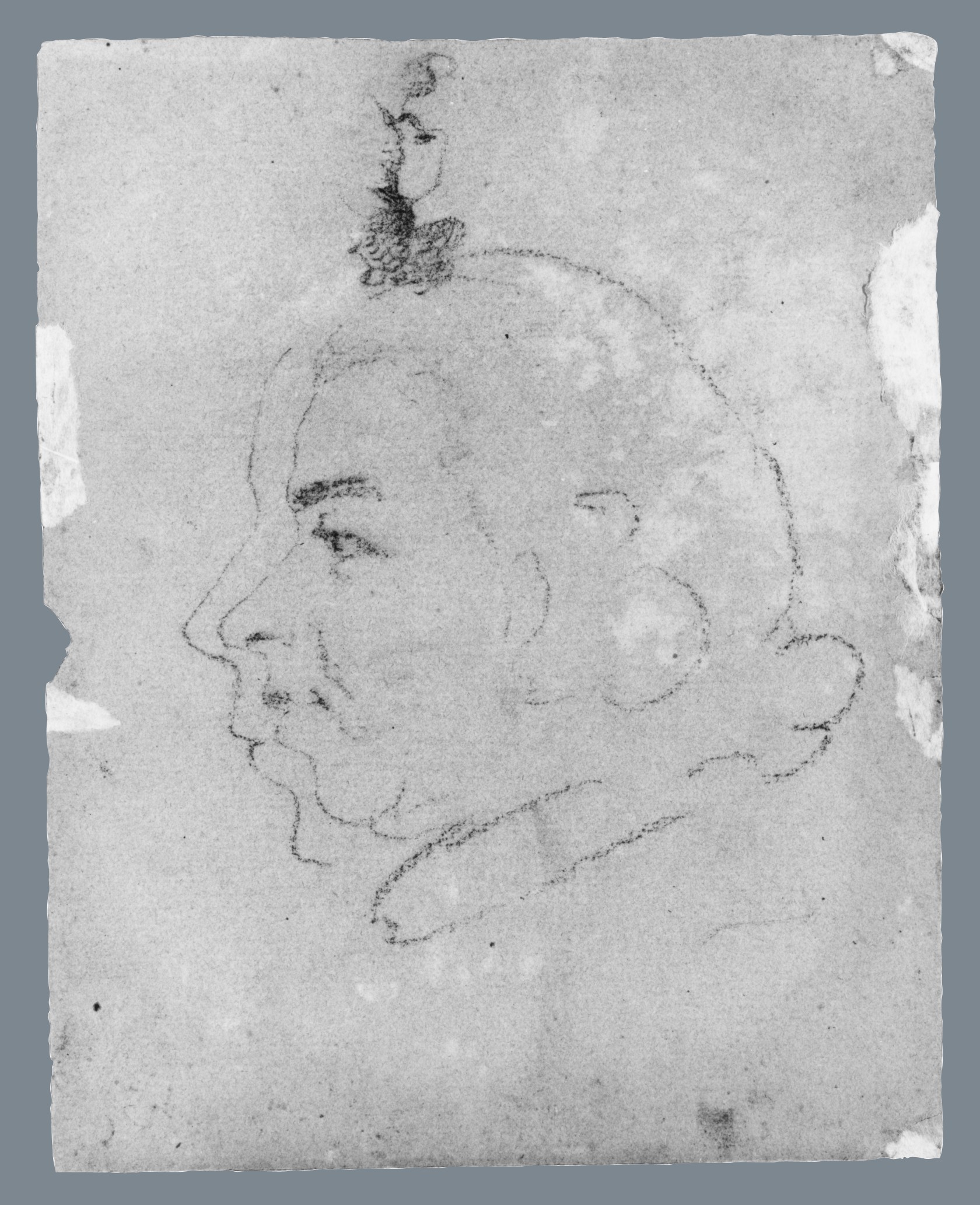 James Sharples | Two Profiles, Possibly of John Adams | American | The ...