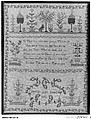 Mary Ann Reed | Embroidered Sampler | British | The Metropolitan Museum ...