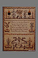 Mary Ann Reed | Embroidered Sampler | British | The Metropolitan Museum ...