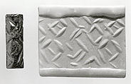 Cylinder seal | Early Dynastic I | The Metropolitan Museum of Art