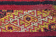 Gauze and Brocade Mantle Fragment - Chimú - The Metropolitan Museum of Art