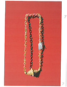 Necklace of plaited straw chain with spheres | Songhay | The ...