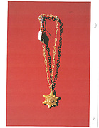Necklace of plaited straw chain with spheres | Songhay | The ...