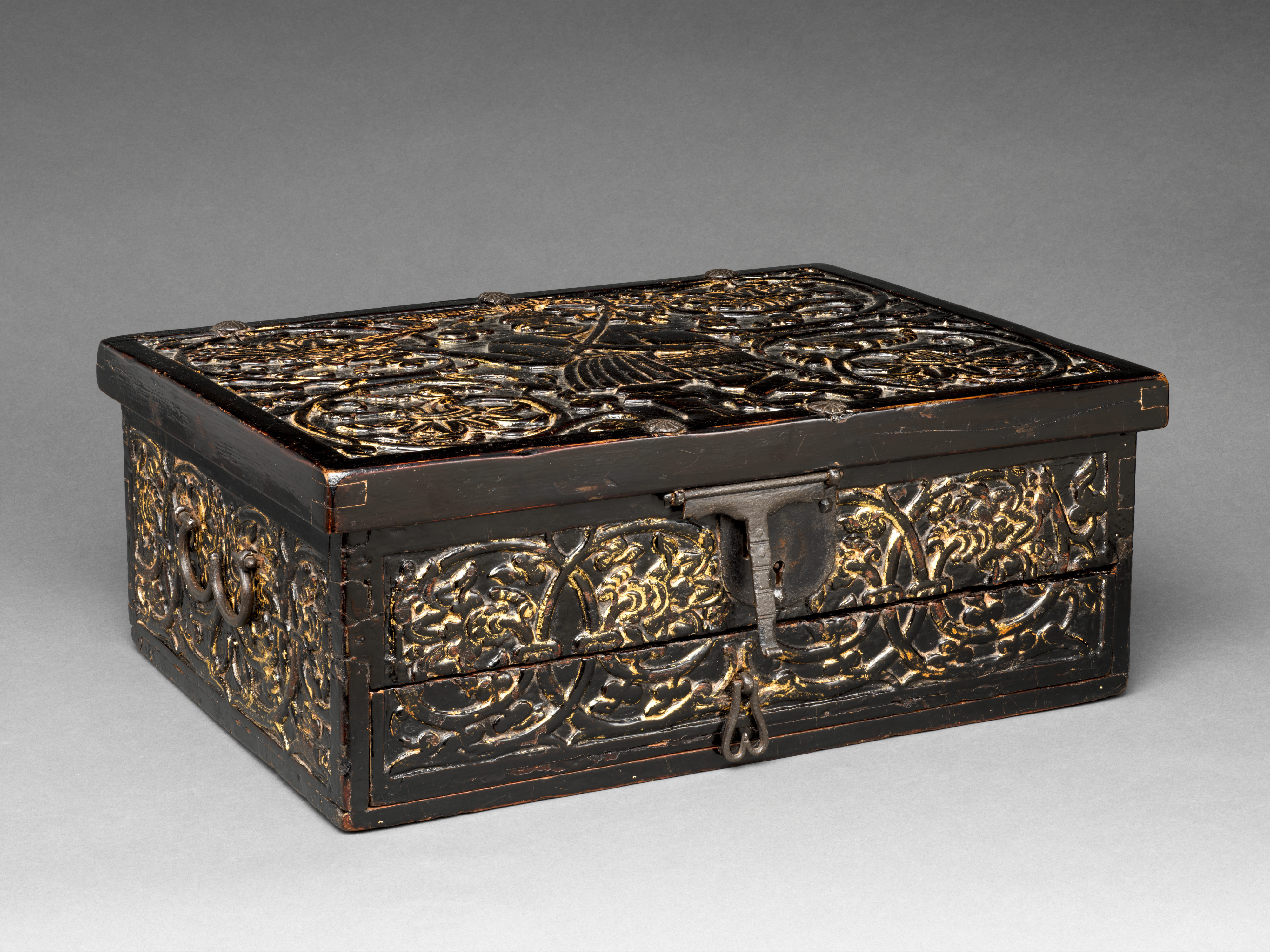 Writing box with Camões inscription - Lower Burma, Kingdom of Pegu ...