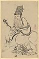 School of Katsushika Hokusai | Juro (God of Luck) | Japan | Edo period ...