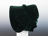 Evening bonnet | American | The Metropolitan Museum of Art