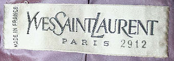 Yves Saint Laurent | Suit | French | The Metropolitan Museum of Art