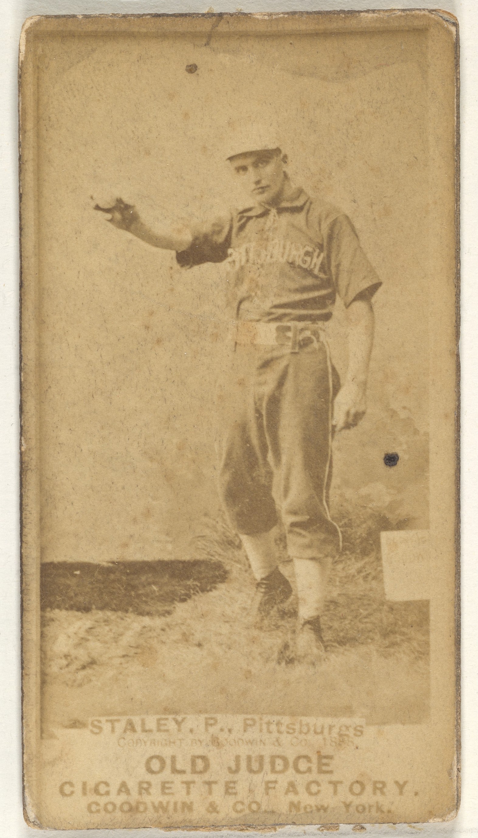 Issued by Goodwin & Company | Henry "Harry" Eli Staley, Pitcher ...