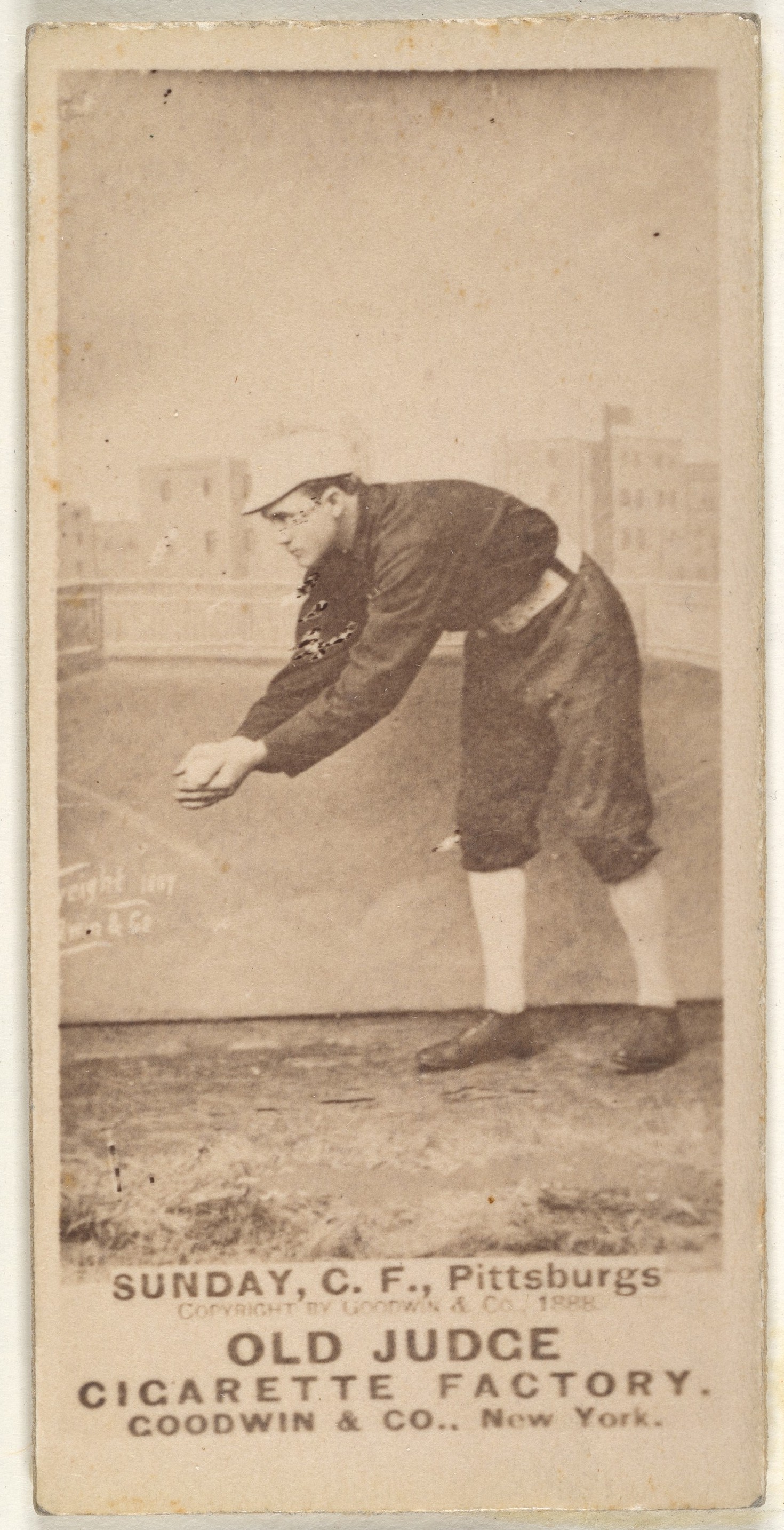 Issued by Goodwin & Company | William Ashley "Billy" Sunday, Center ...