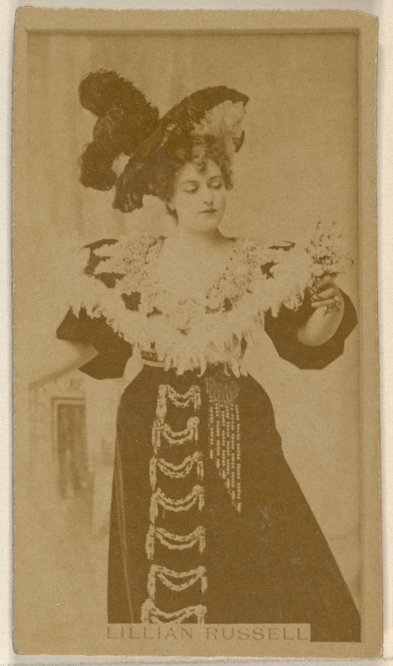Issued by Allen & Ginter | Lillian Russell, from the Actors and ...