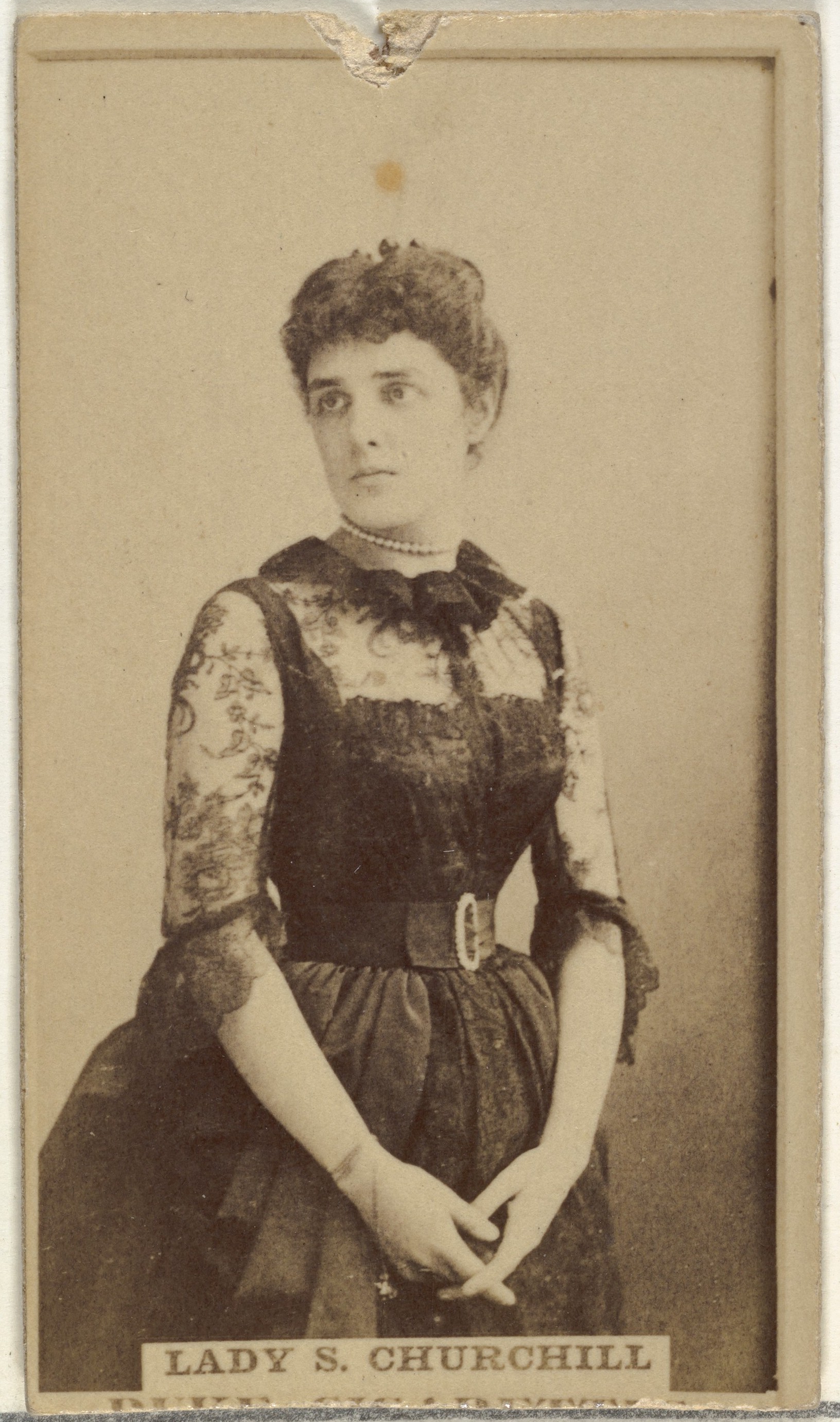 Issued by W. Duke, Sons & Co. | Lady S. Churchill, from the Actors and ...