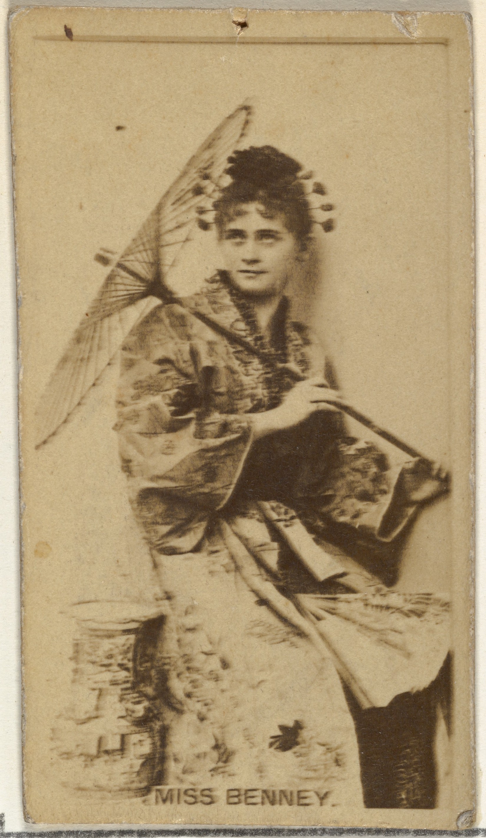 Issued by W. Duke, Sons & Co. | Miss Benney, from the Actors and ...
