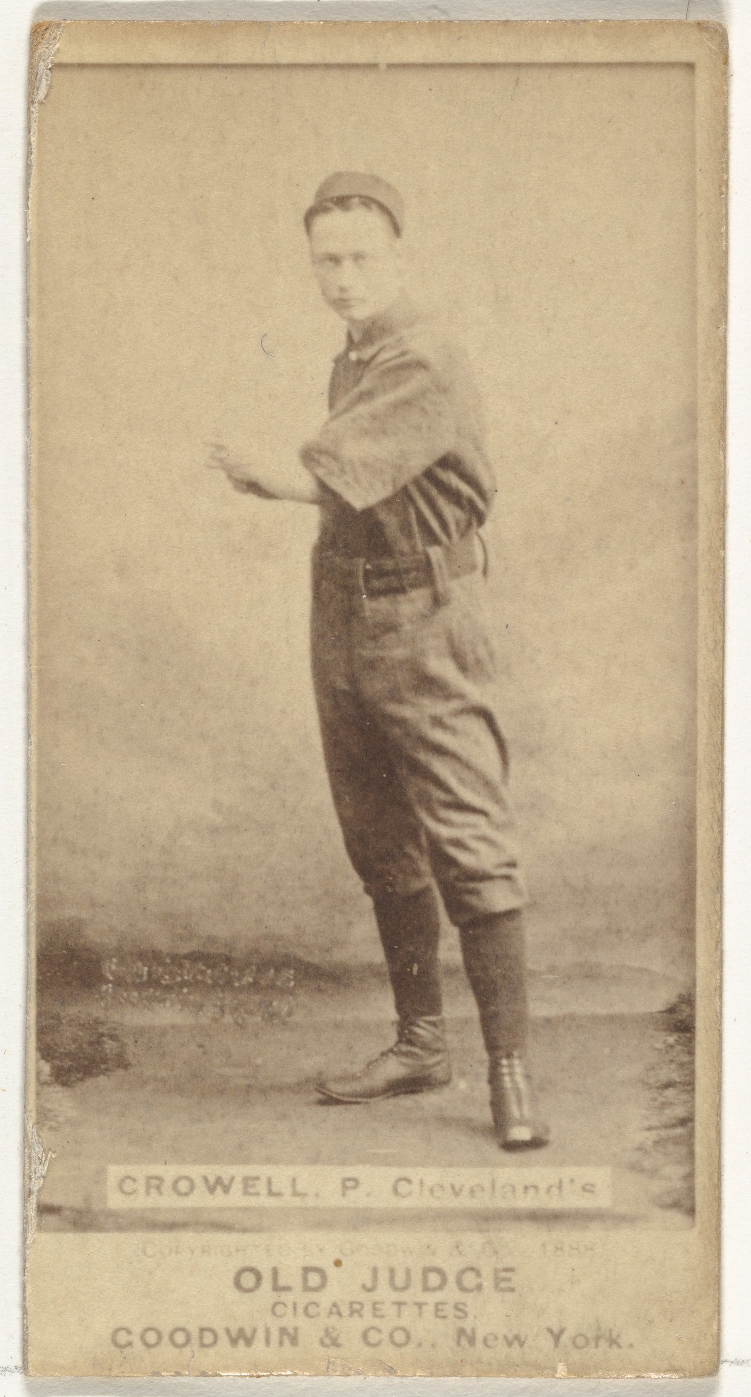 Issued by Goodwin & Company | William Theodore "Billy" Crowell, Pitcher ...