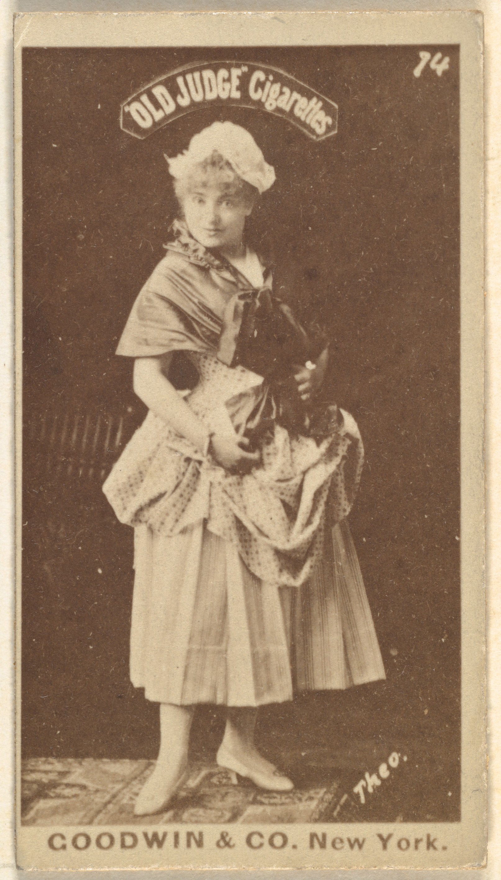 Issued by Goodwin & Company | Theo, from the Actors and Actresses ...