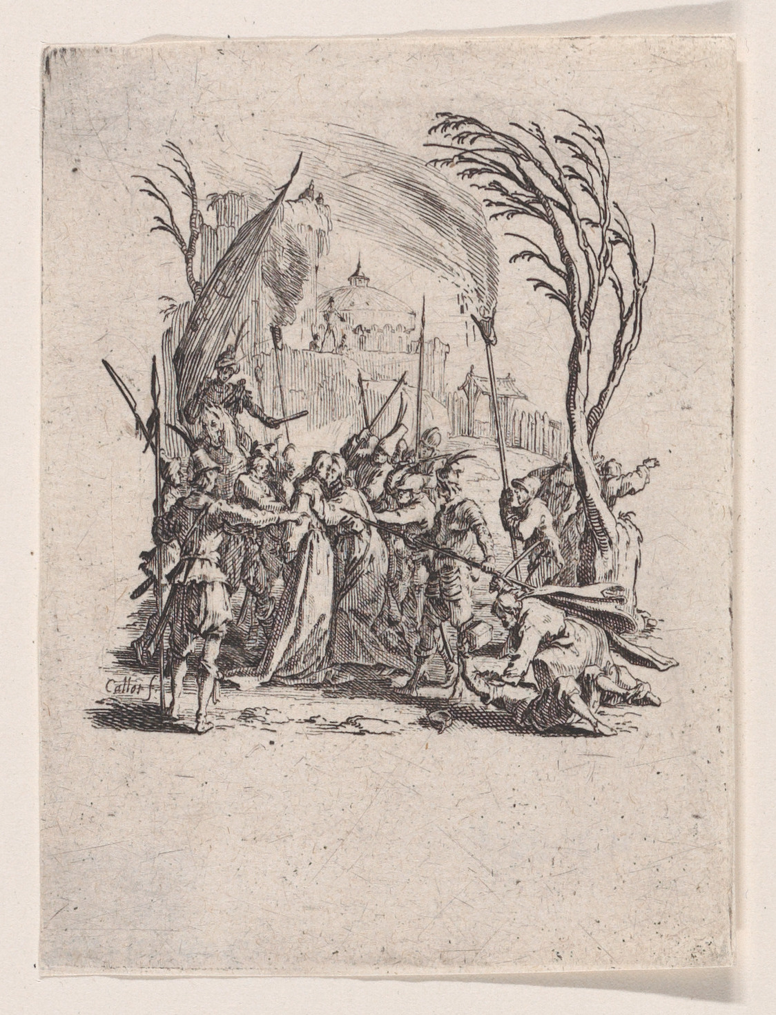 Jacques Callot | Jésus est Livré aux Juifs (Jesus is Delivered to the ...