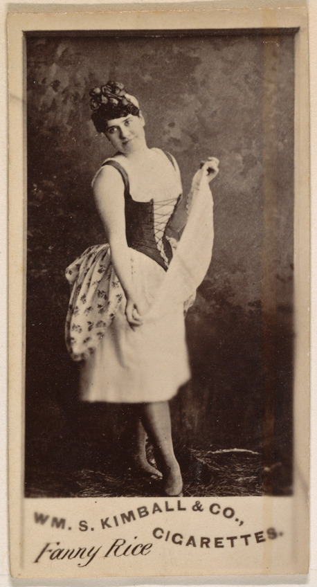 Issued by William S. Kimball & Company | Fanny Rice, from the Actresses ...