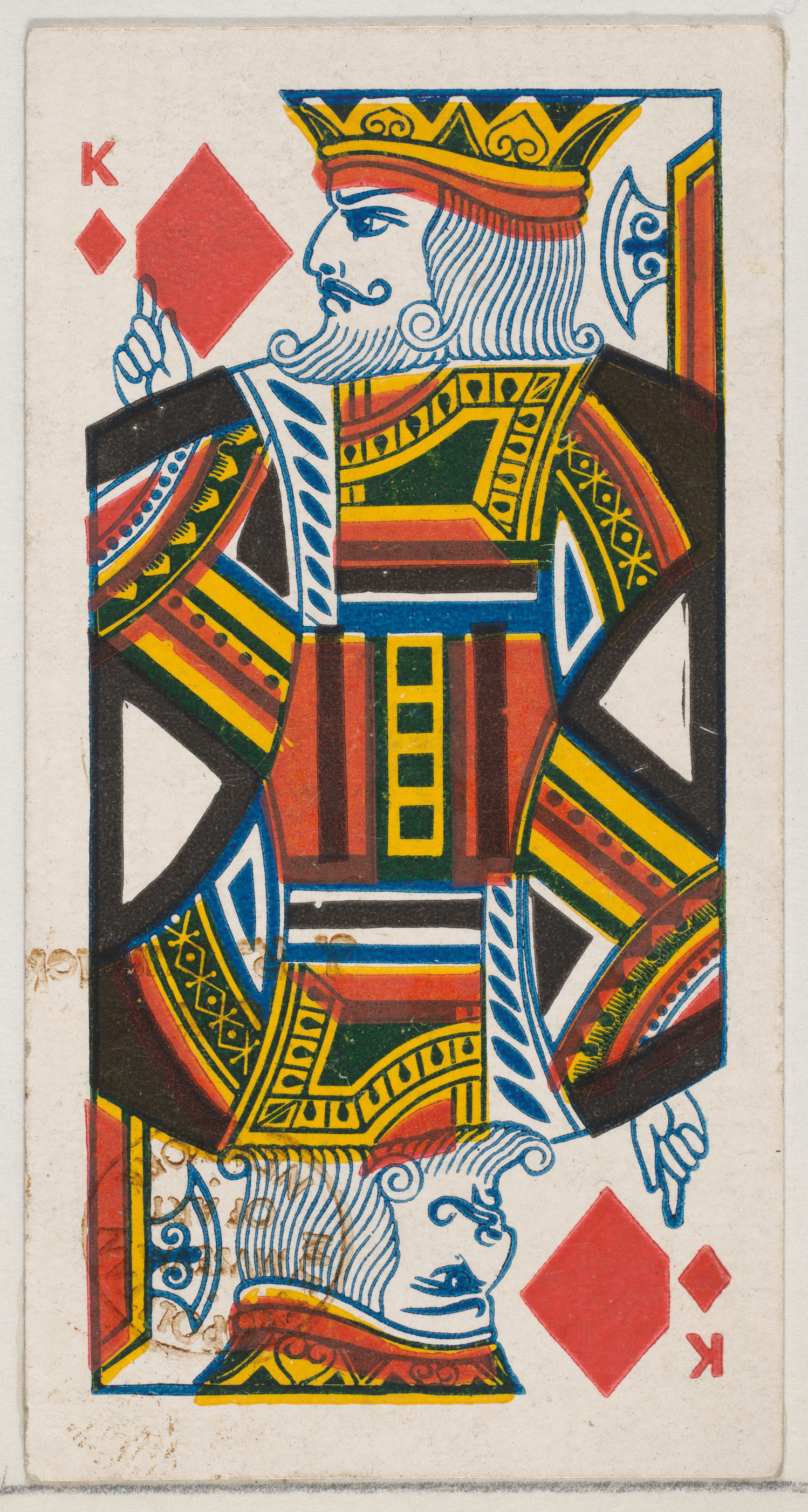 Issued By W Duke Sons Co King Of Diamonds red From The