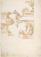 Anonymous, Italian, Piedmontese, 18th century | Fragmentary design for ...