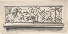 Design for iron work balcony, with alternate | The Metropolitan Museum ...