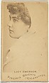 Issued by Allen & Ginter | Lucy Emerson, from the Actors and Actresses ...