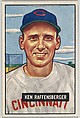 Issued by Bowman Gum Company | Ken Raffensberger, Pitcher, Cincinnati ...