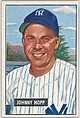 Issued by Bowman Gum Company - Johnny Hopp, 1st Base, New York Yankees ...