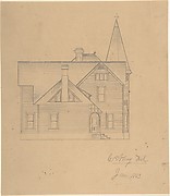 W Strong Design For A House South Elevation The Met