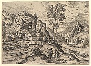 Hieronymus Cock | Gideon and his Men Destroying the Altar of Baal, from ...