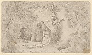 Rodolphe Bresdin | Group of Figures (drawing for a Review) | The ...