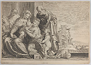 Jacob Matham | The Alliance of Venus with Bacchus and Ceres | The Met