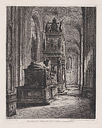 Auguste Ballin | Chapel and Tomb of Mary, Queen of Scots, Westminster ...