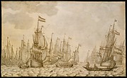 Willem van de Velde I | Dutch Men Of War At Anchor | The Met