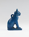 Cat amulet - Late Period–Ptolemaic Period - The Metropolitan Museum of Art