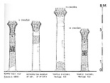 Fragments of a Palm Column - Old Kingdom - The Metropolitan Museum of Art