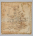 Embroidered map sampler | British | The Metropolitan Museum of Art