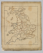 Embroidered map sampler | British | The Met