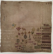 Embroidered sampler | Dutch, Marken Island | The Met