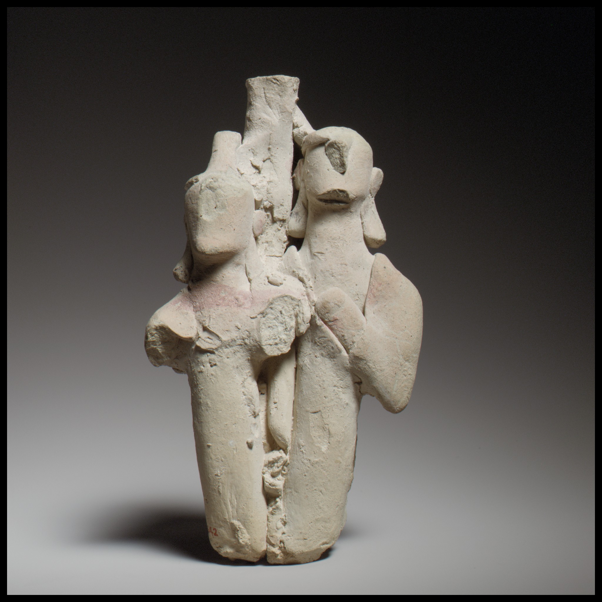 Group of three standing male figures - Cypriot - Cypro-Archaic II - The ...