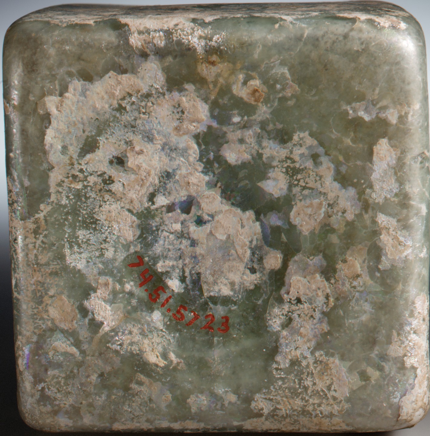 Glass square bottle - Roman - Mid Imperial - The Metropolitan Museum of Art