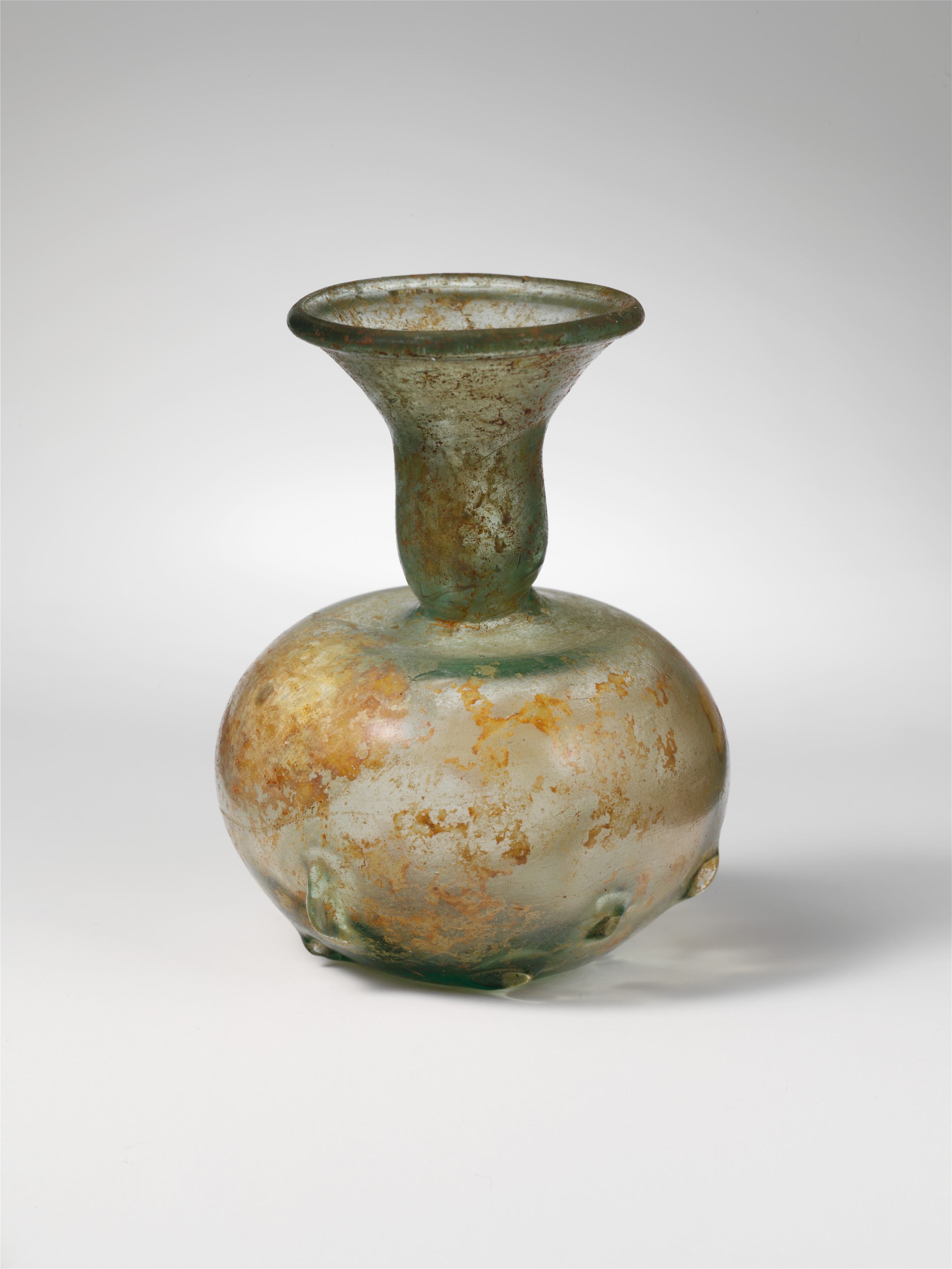 Glass flask | Roman | Mid Imperial | The Metropolitan Museum of Art