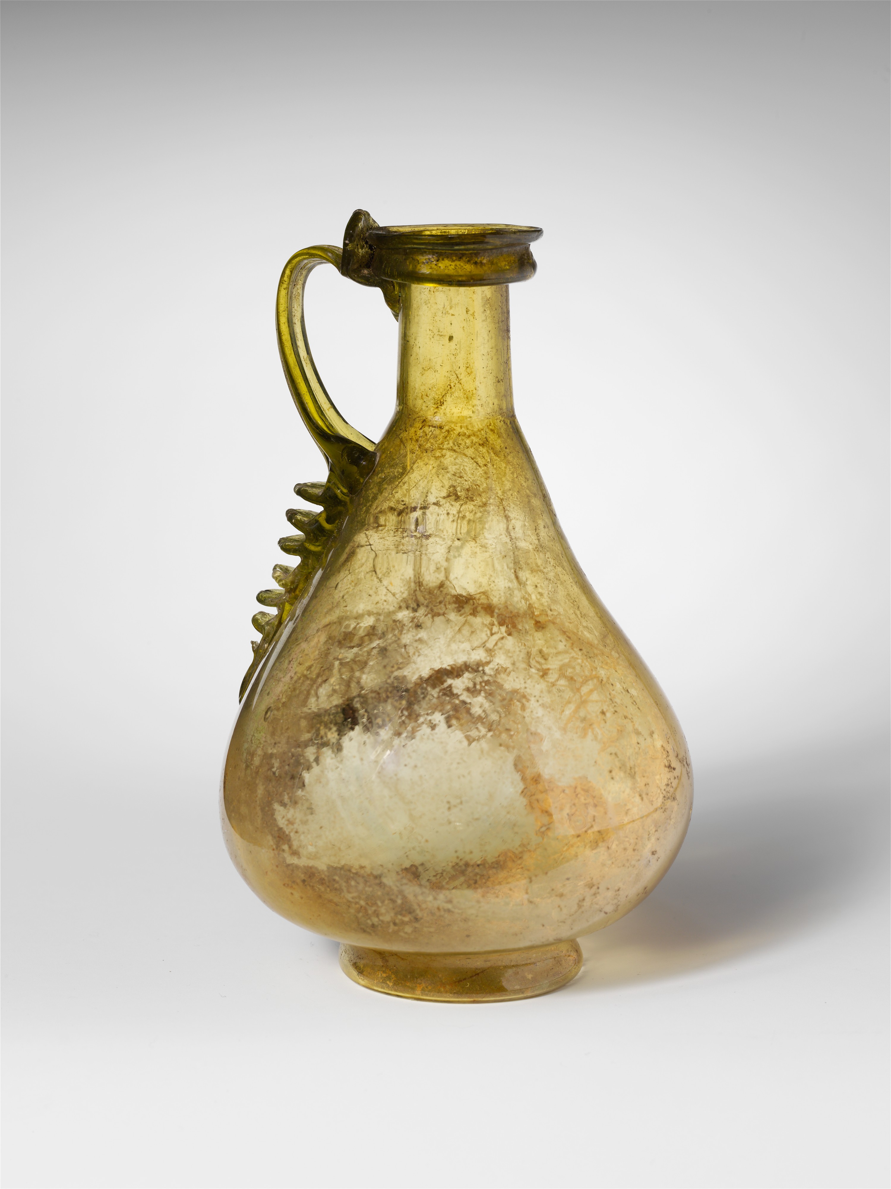 Glass one-handled bottle | Roman | Early to Mid Imperial | The ...