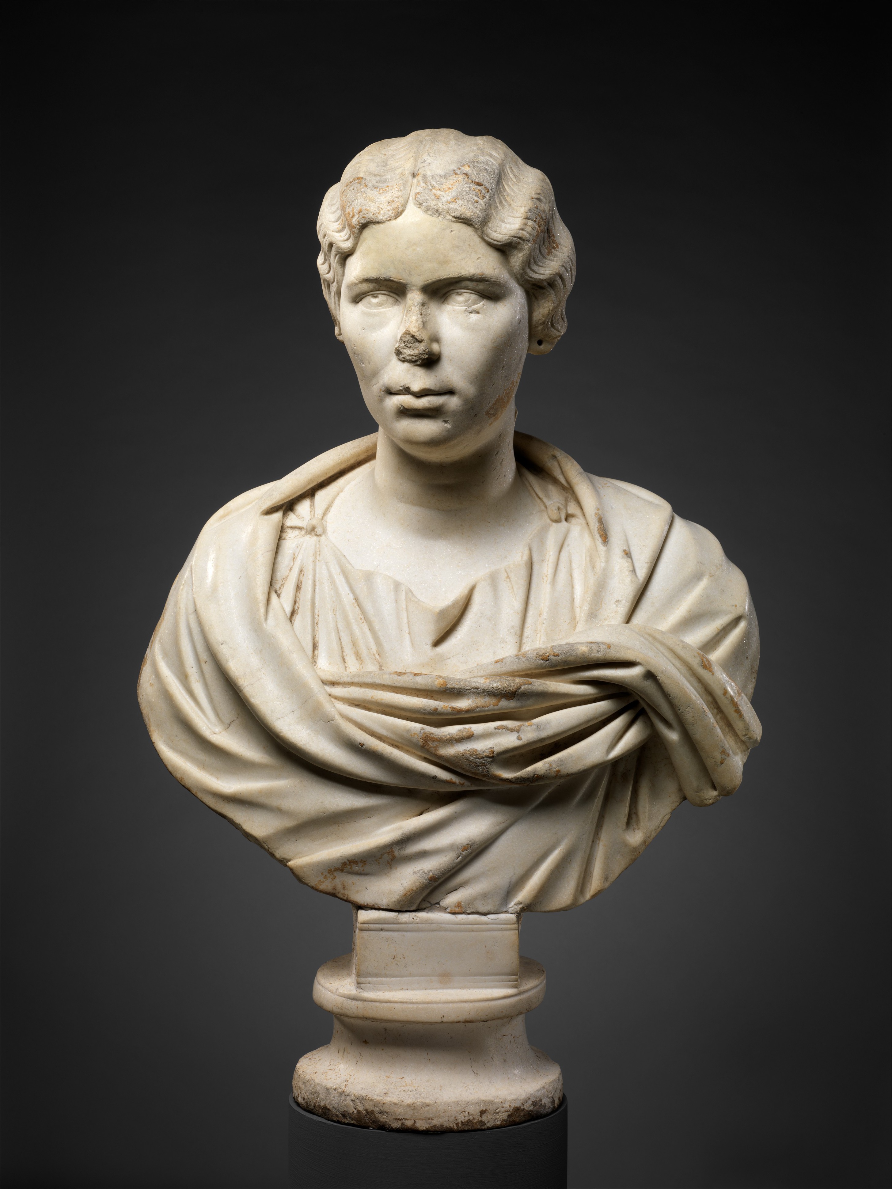 Marble Portrait Bust Of A Woman Roman Antonine The Metropolitan
