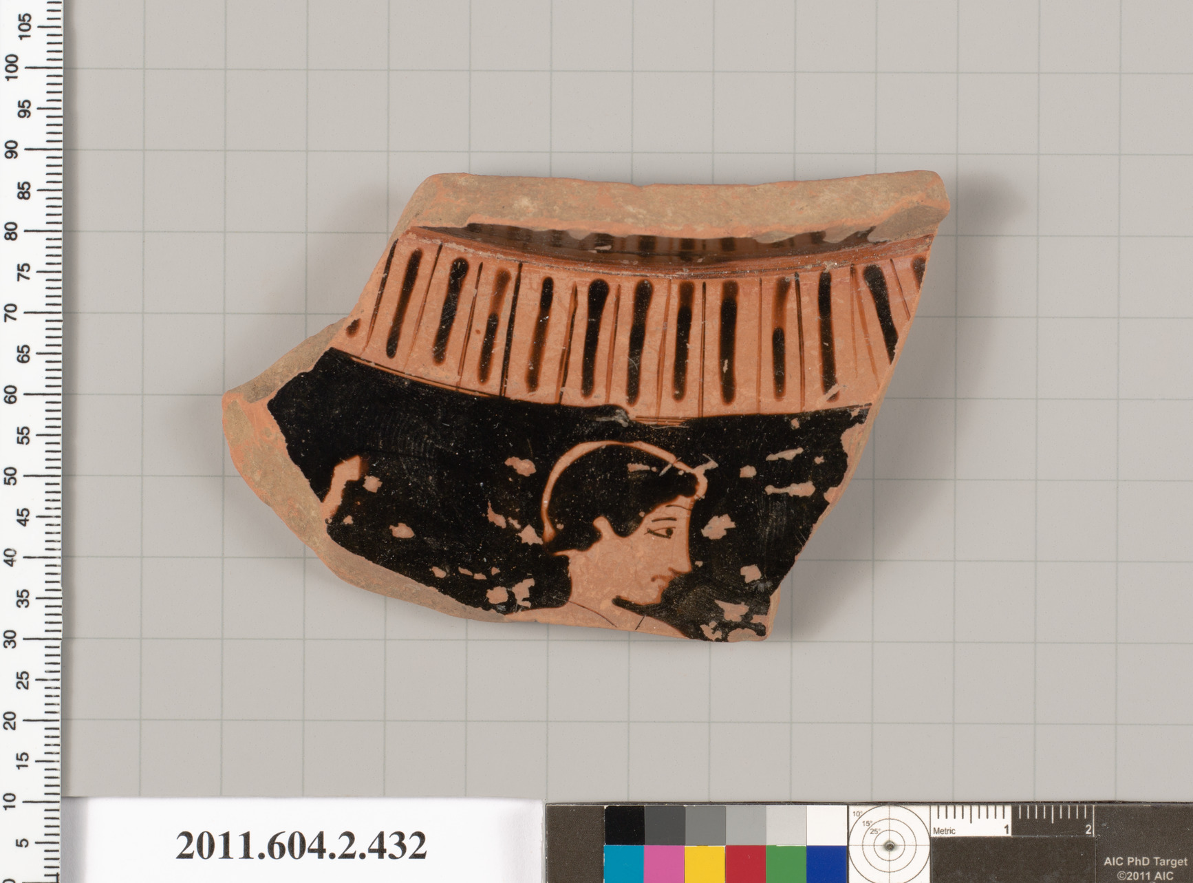 Terracotta fragment of a stamnos (jar)? - Greek, Attic - Classical ...