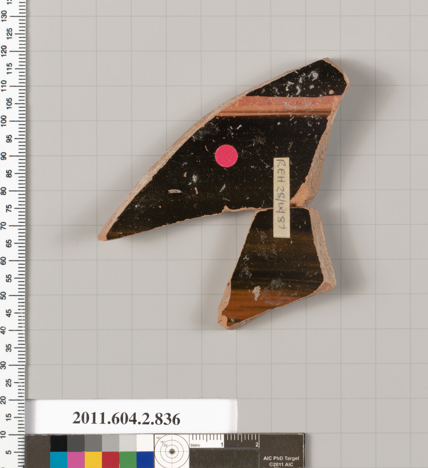 Terracotta fragment of a bell-krater (bowl for mixing wine and water ...