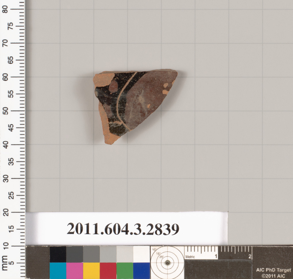 Terracotta fragment of a closed shape - Greek, Attic - Archaic - The ...