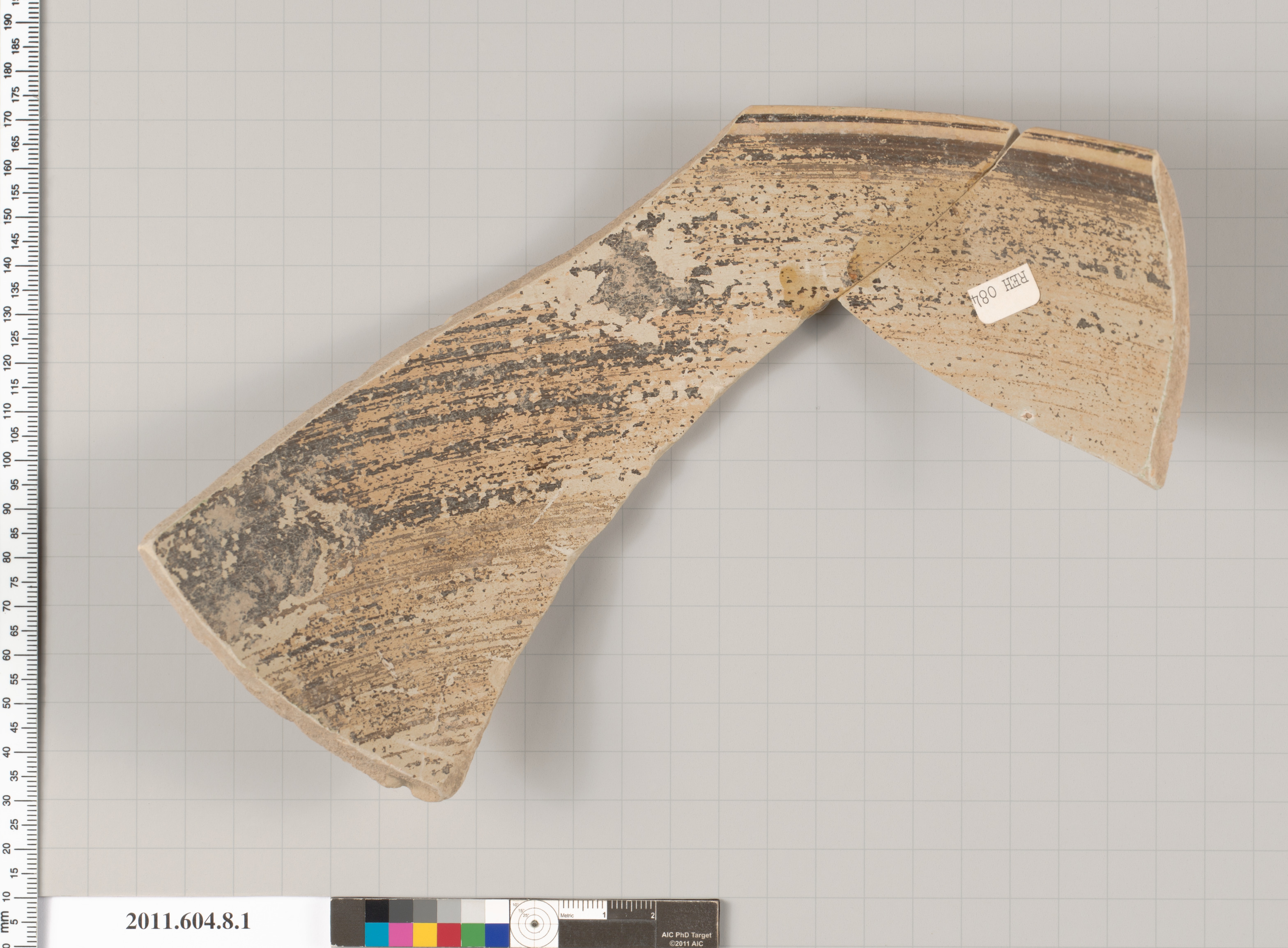 Terracotta fragment of an open shape - Greek, Corinthian - Corinthian ...