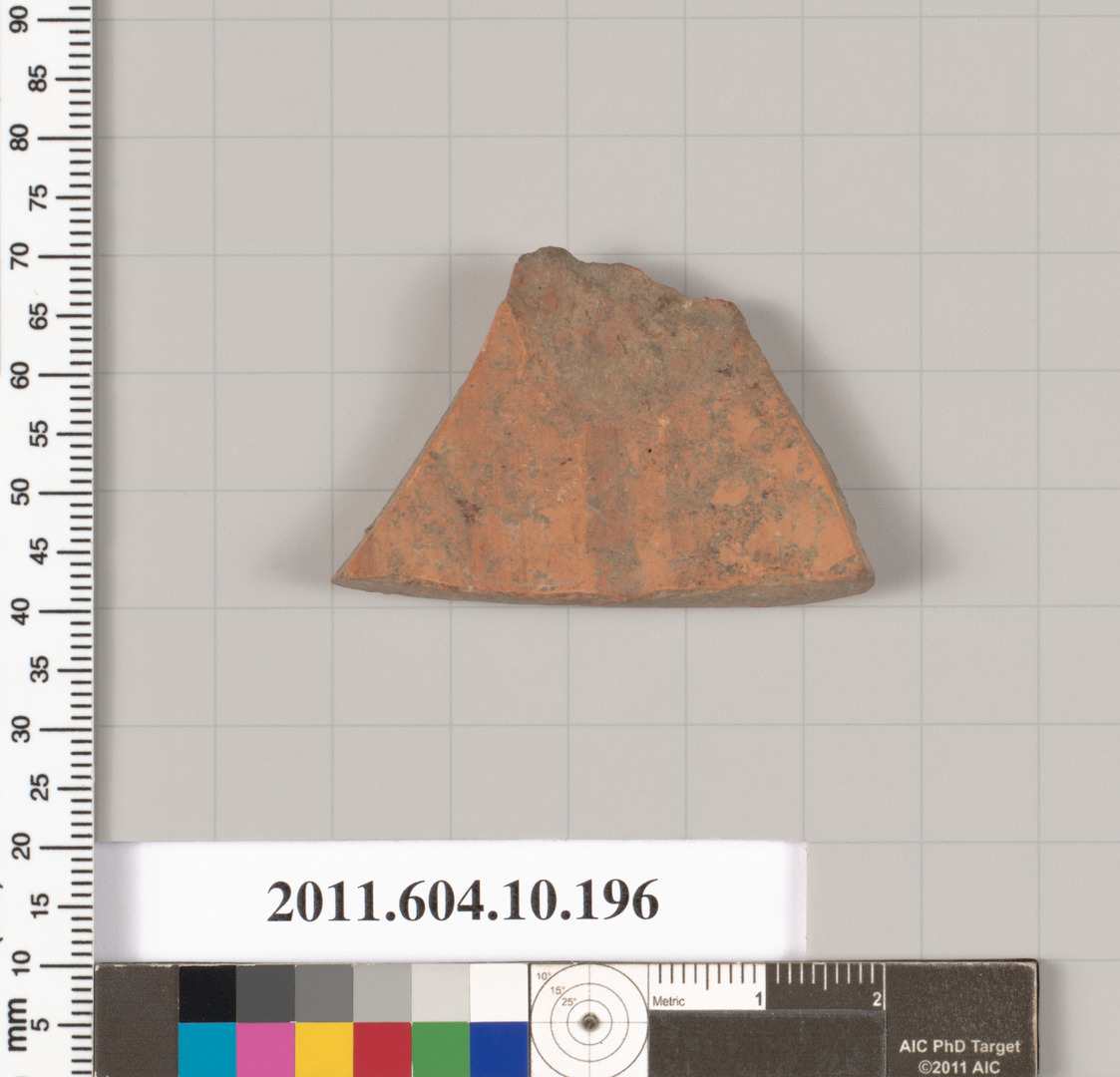 Terracotta fragment from a closed shape - Etruscan - Archaic - The ...