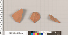 Terracotta fragments of undetermined shapes - Greek, Attic - Archaic ...